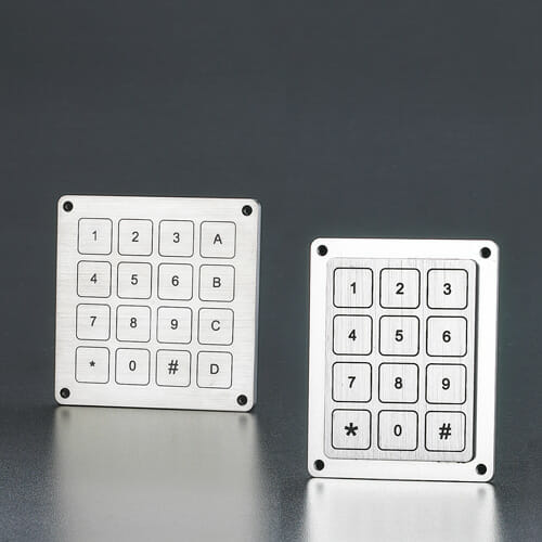 Touch Metal Piezo Keypads | Piezo Keypads | Langir Electric