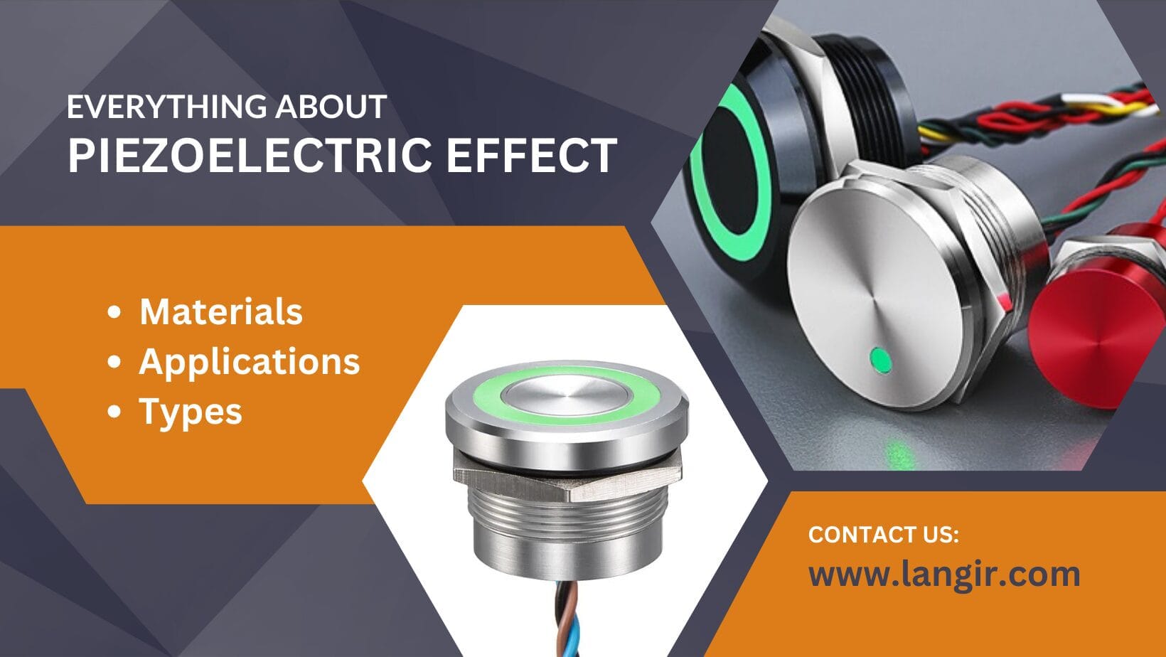 Efecto Piezoeléctrico: Materiales, aplicaciones y tipos | Langir