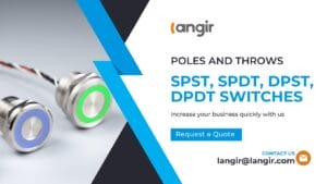 極とスローSPST、SPDT、DPST、DPDTスイッチ